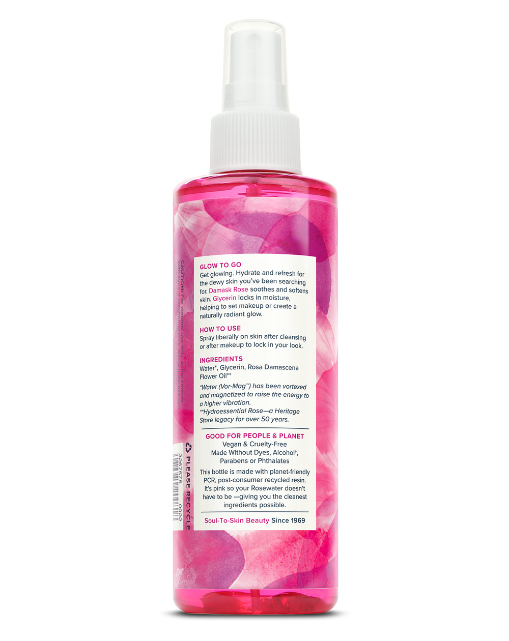 Rosewater & Glycerin Hydrating Facial Mist – Heritage Store