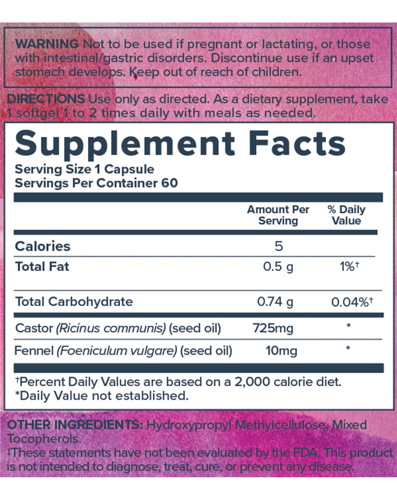 Castor Oil Liquid Capsules – Heritage Store