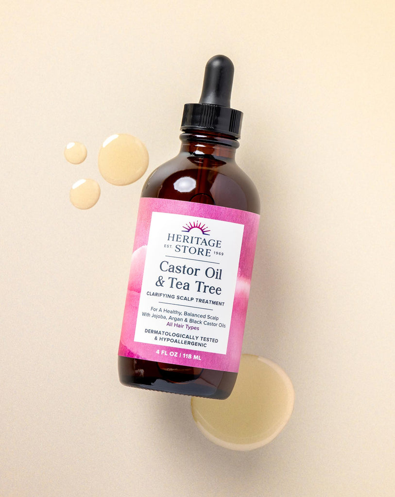 Castor Oil & Tea Tree | Clarifying Scalp Treatment | Heritage Store