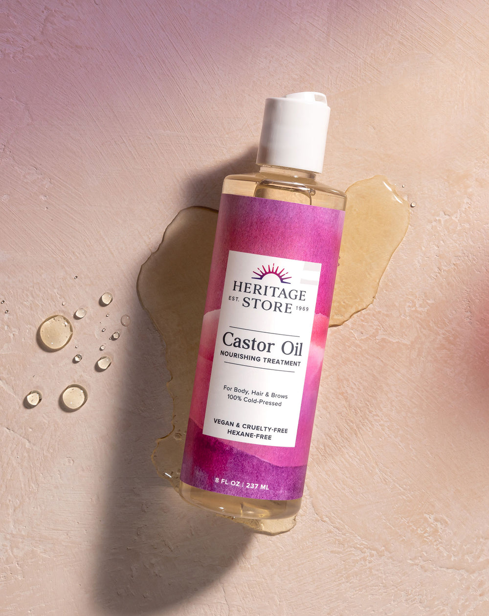 Castor Oil | Cold-Pressed Nourishing Treatment | Heritage Store