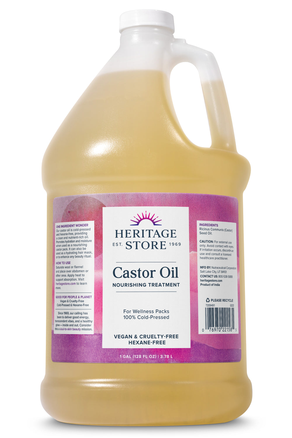 Castor Oil | Cold-Pressed Nourishing Treatment | Heritage Store
