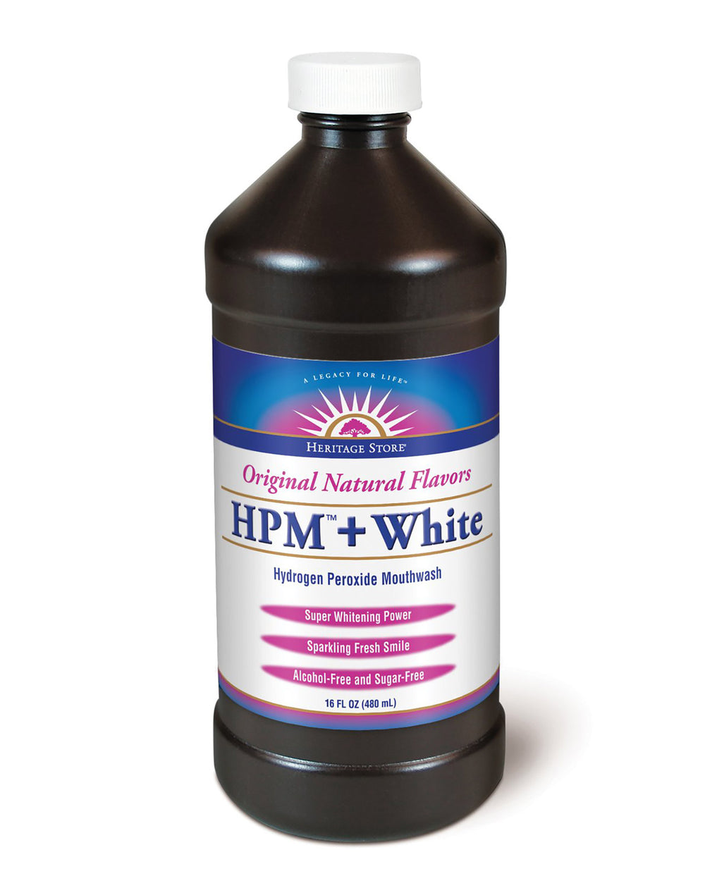 HPM + White | Hydrogen Peroxide Mouthwash – Heritage Store