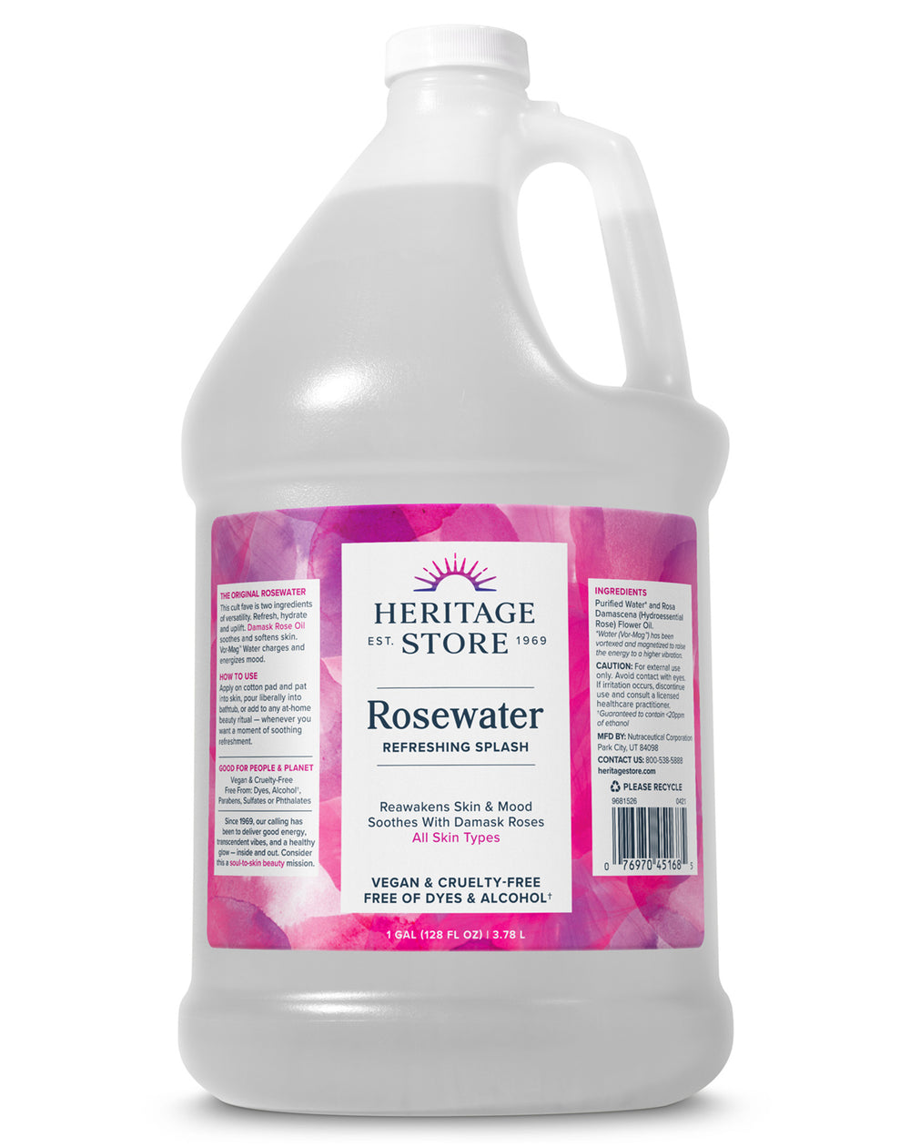 Rosewater (Bulk) | Rosewater Gallon | Heritage Store